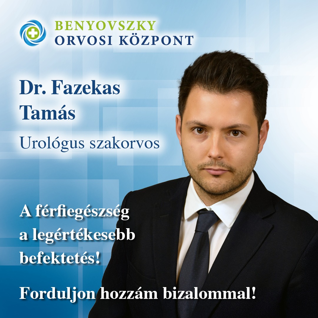 Dr. Fazekas Tamás urológus | Benyovszky Orvosi Központ